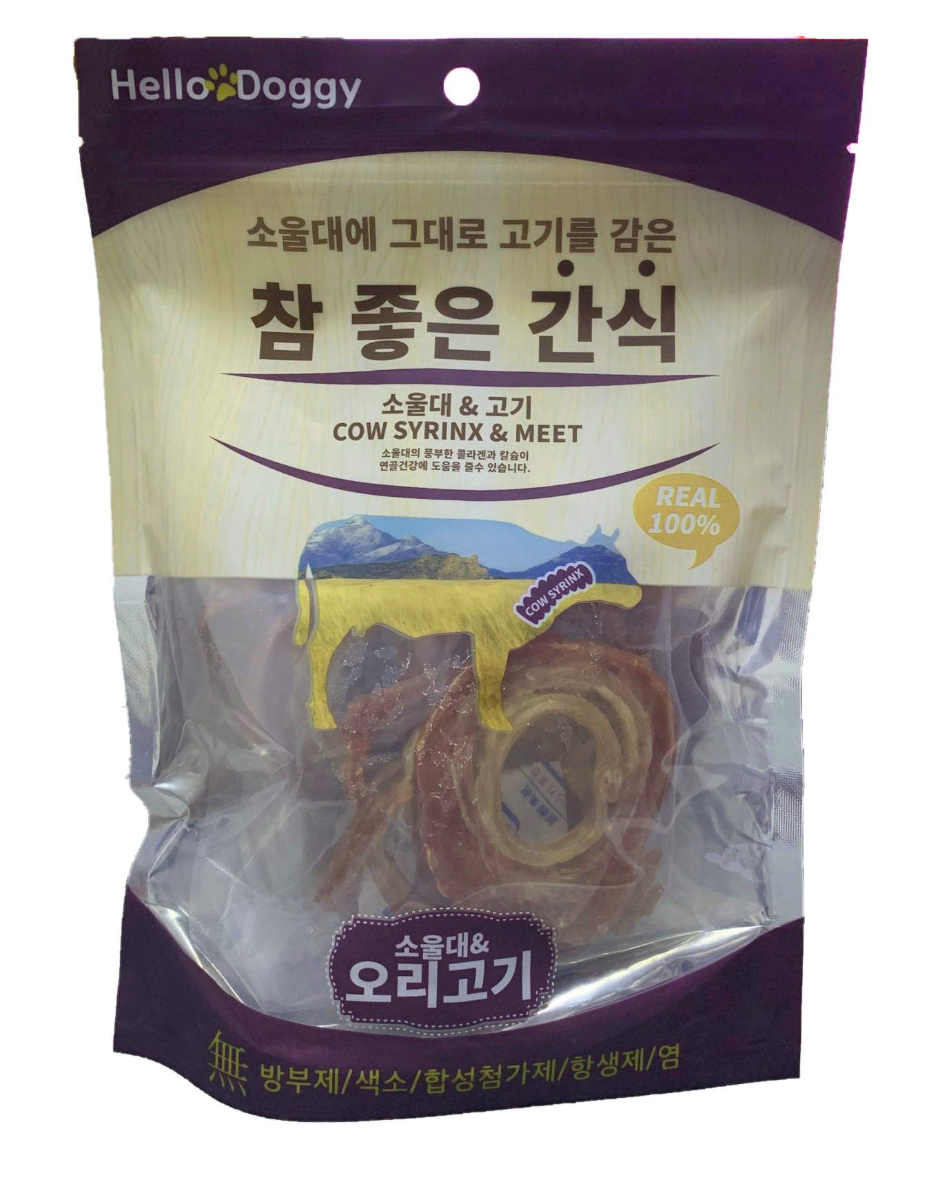 韓國 hello doggy 狗小食 無添加鴨肉+鴨喉 100g | 898Buy寵物用品專門店