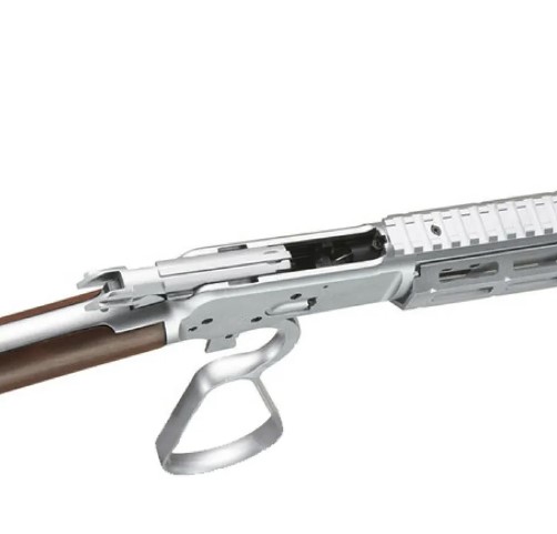 A&K Real Wood M1873 Sawed-Off Gas Lever Action Rifle (Silver ...