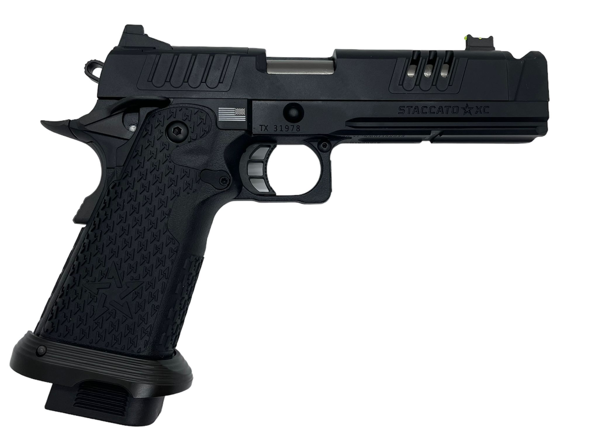 Army Staccato Licensed XC 2011 Muzzle Compensator GBB Pistol(R618 ...